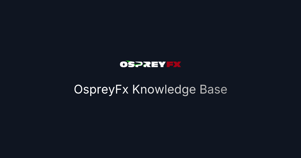 OspreyFx Knowledge Base